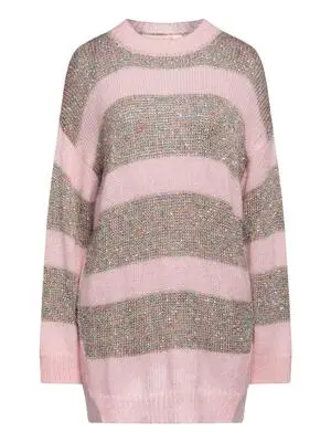Marni Striped Knitted Jumper Nude