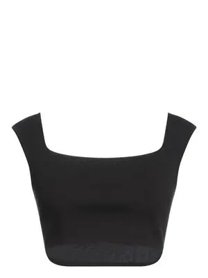 Sportmax Sportmax Square Neck Vest Black