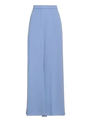 Max Mara Solid Color Pleated Pants Blue