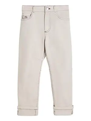 Brunello Cucinelli Straight-leg Trousers - White