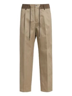 SACAI Wide Pants With Drawstring