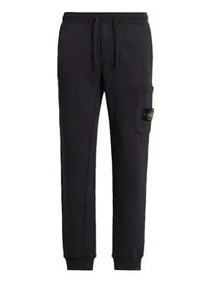Stone Island Midrise Drawstring Trousers - Black
