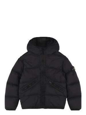Stone Island Hooded Jacket - Black