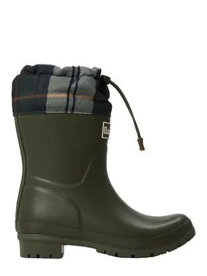 Barbour Mowbray Mid Mid-Height Waterproof Wellies Black