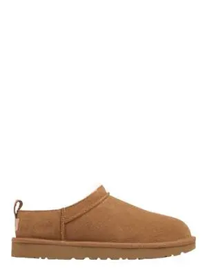 UGG Slip-on Booties With Low Collar - Brown