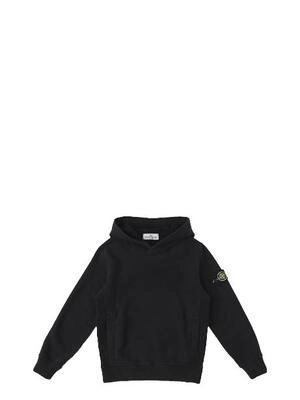Stone Island Hooded Sweatshirt - Black