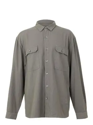 Rick Owens Loosefit Longsleeve Shirt - Gray