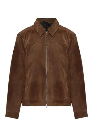ALLSAINTS Suede Zip Jacket