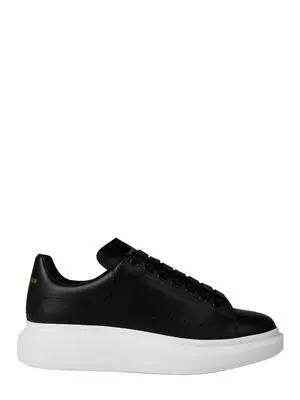 Alexander McQueen Oversized Leather Trainers - Black