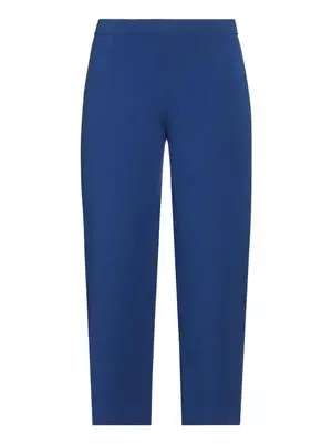 Max Mara Cropped Loose Knit Trousers - Blue