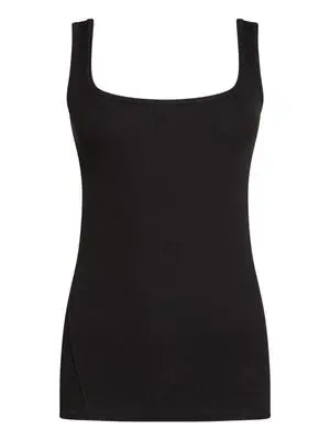 Rag & Bone Simple Sleeveless Knit Top - Black