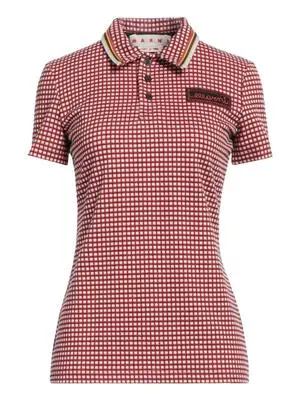 MARNI Marni Checked Short Sleeve Top