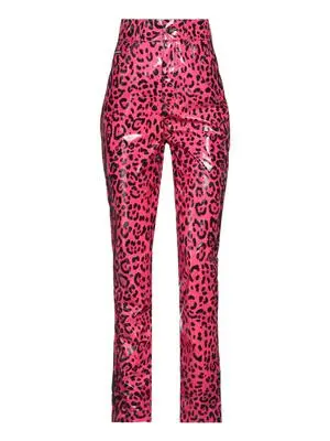 Dolce & Gabbana Dolce Gabbana Leopard Print Casual Trousers - Pink