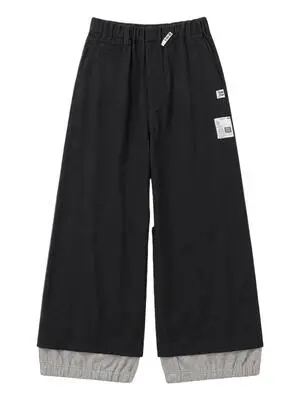 Mihara Yasuhiro Logo-patch Pockte Trousers - Black