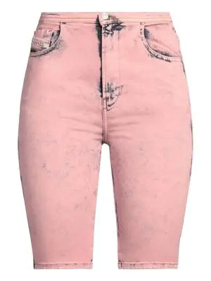 DIESEL® Plain Colour Denim Shorts - Pink
