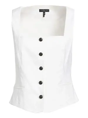 RAG & BONE Simple Sleeveless Square-neck Top