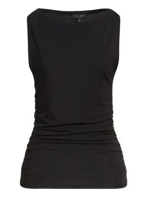 Rag & Bone Sleeveless Solid-colored Top - Black