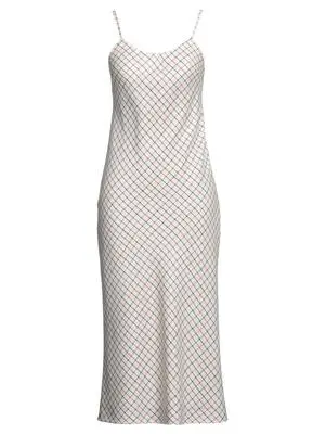 MAISON MARGIELA Plaid Sleeveless A-line Dress - No