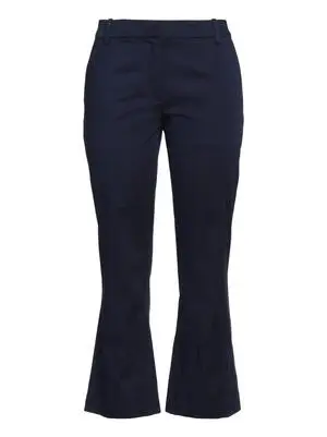 Marni Minimalist Stretch Flare Cropped Pants - Blue
