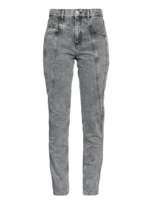 Isabel Marant Étoile Skinny Denim Jeans - Gray