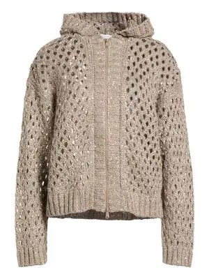 Brunello Cucinelli Plain Colour Cardigans - Grey