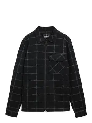 Barbour Check-pattern Zip-up Jacket - Black