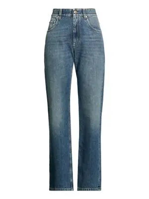 Brunello Cucinelli Straight-leg Denim Trousers - Blue