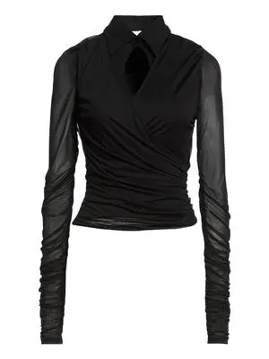 Max Mara Solid-color Long-sleeved Shirt - Black