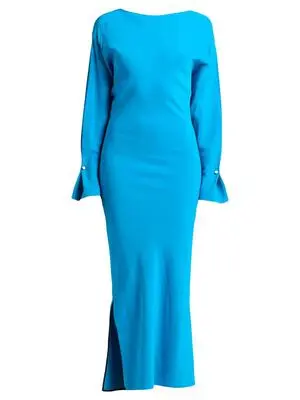 Marni Simple Solid-color Dress - Blue