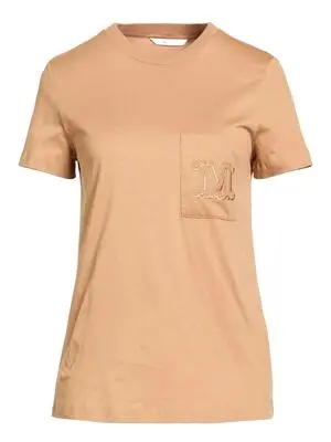 Max Mara Max Mara Short Sleeve Crewneck T-Shirt With Embroidered Logo Pocket No