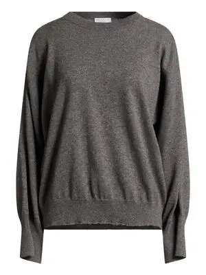 Brunello Cucinelli Thick Cashmere Knit Sweater - Grey
