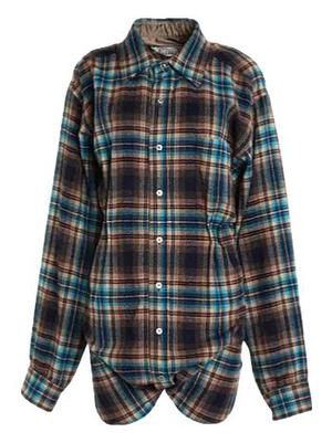 MAISON MARGIELA Plaid Wool Shirt