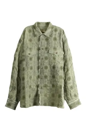 UMA WANG Long-sleeved Shirt - Lightgreen