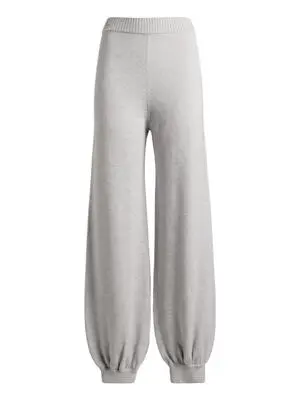 Max Mara Simple Wool Tapered Pants - Grey