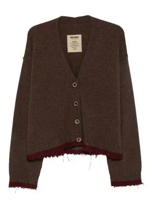 UMA WANG Long-sleeve Cardigan - Black
