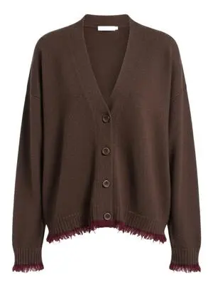 UMA WANG Long-sleeve Cardigan - Brown