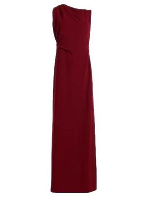 Max Mara Sleeveless Spliced Long Gown - Red