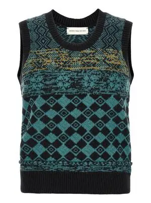 Dries Van Noten Mahoba Knitted Vest - Multicolor