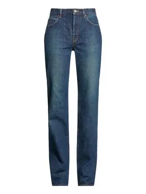 Saint Laurent Dark Straight-leg Jeans - Blue