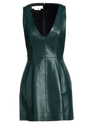 Marni Sleeveless Leather Dress - Green