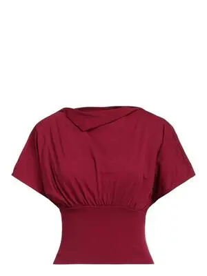 Rick Owens Solid-colored Cropped T-shirt - Red