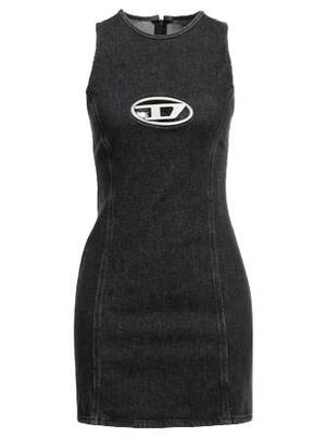 DIESEL® Denim Sleeveless Fitted Dress - Black