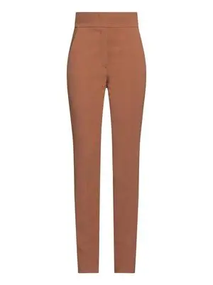 Max Mara Max Mara Fitted Tapered Crepe Trousers Camel