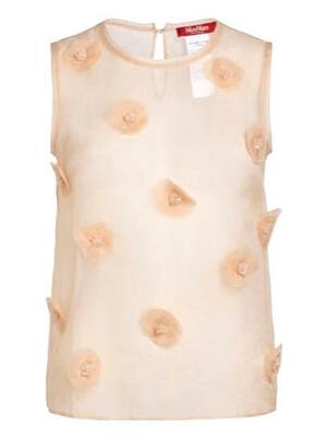 Max Mara Solid Color Sleeveless Top - No