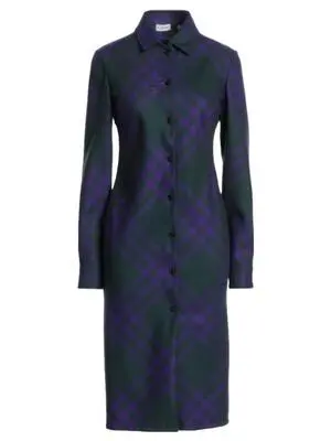 Burberry Two-tone Shirt Dress - Black