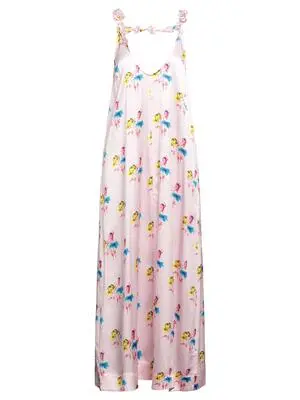 GANNI Floral Halter Dress - Pink