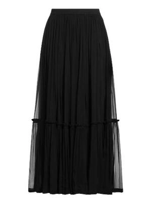 Saint Laurent Pleated Skirt Black