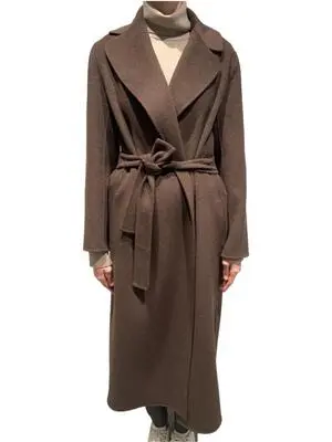 Max Mara Max Mara Collared Long-Sleeved Overcoat Yak