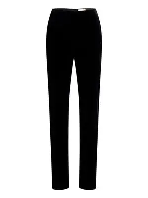 Khaite Ryden Velvet Pant - Black