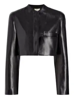 Khaite Samo Jacket In Leather - Black